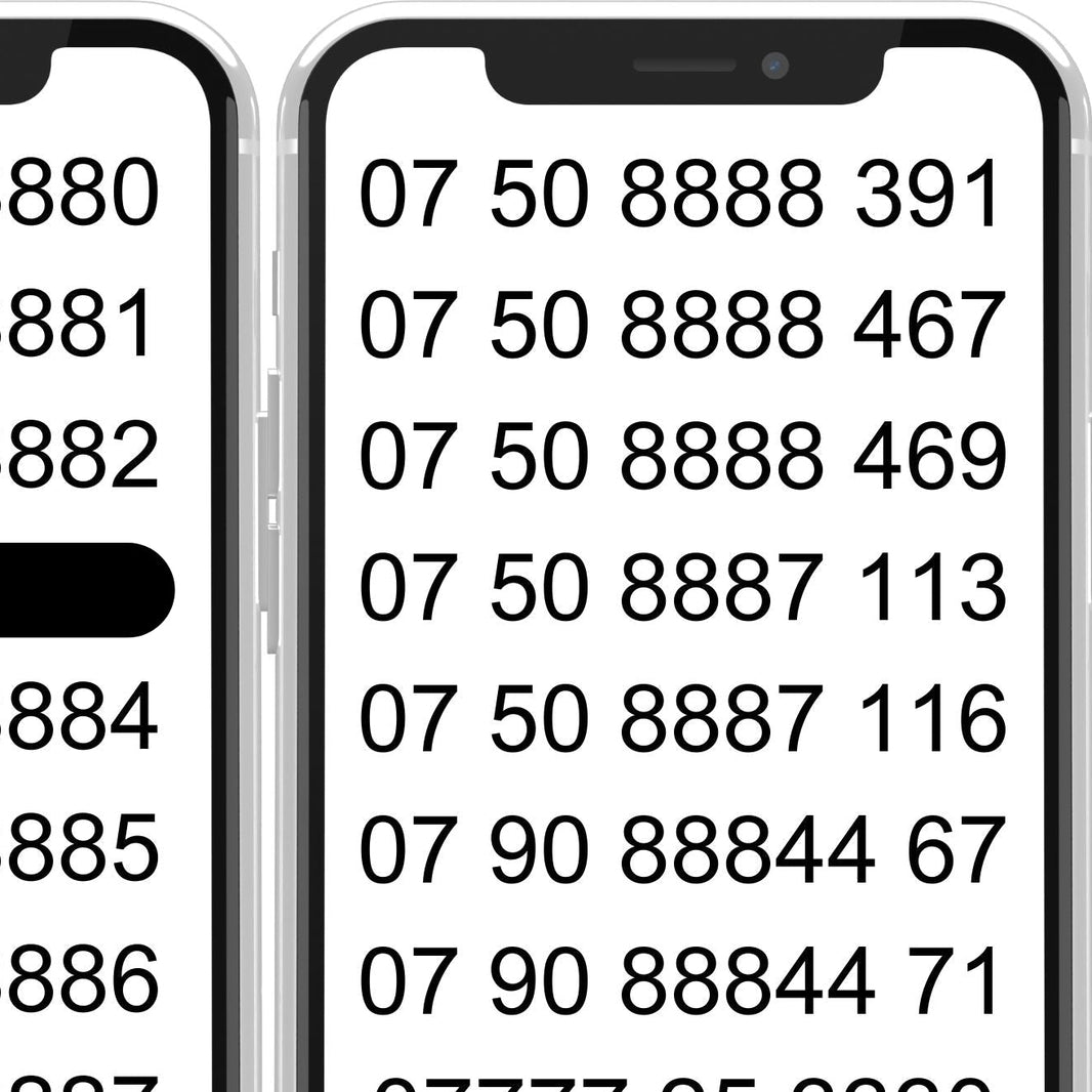 UK VIP Mobile Numbers – Memorable VIP Numbers - Gold Numbers – Gold ...