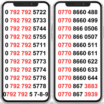 UK VIP Mobile Numbers – Memorable VIP Numbers - Gold Numbers – Gold ...