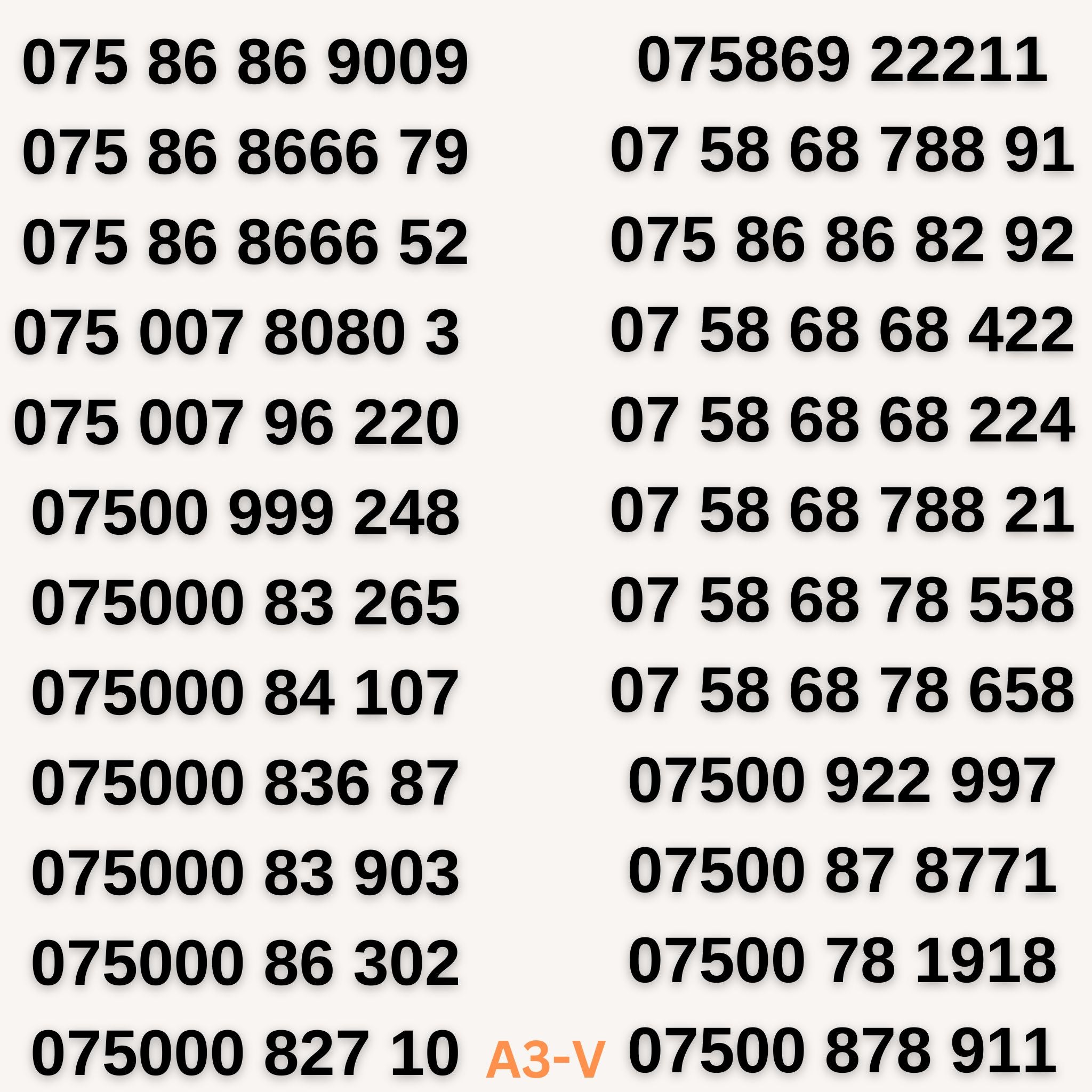 UK VIP Mobile Numbers – Memorable & Easy-to-Remember Gold Numbers ...