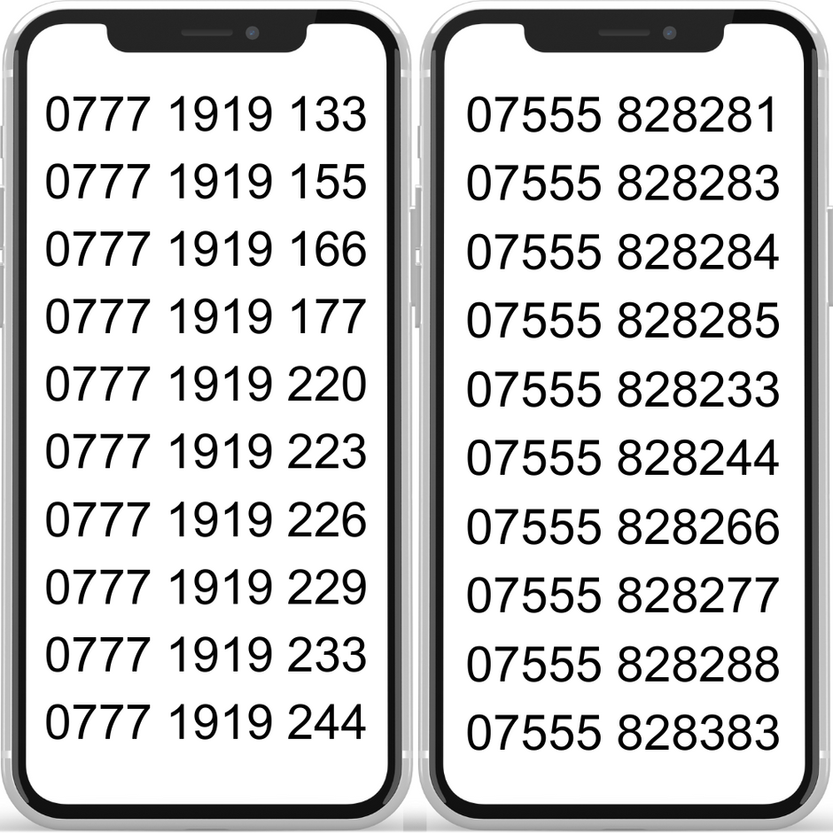 UK VIP Mobile Numbers – Memorable VIP Numbers - Gold Numbers – Gold ...